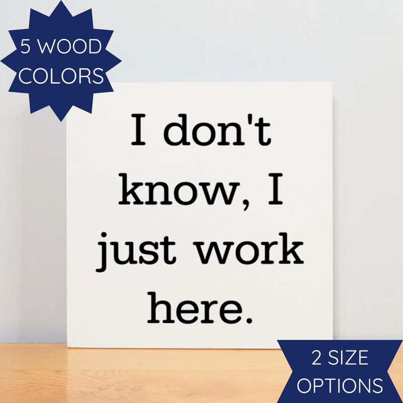 Funny Work Signs - Etsy