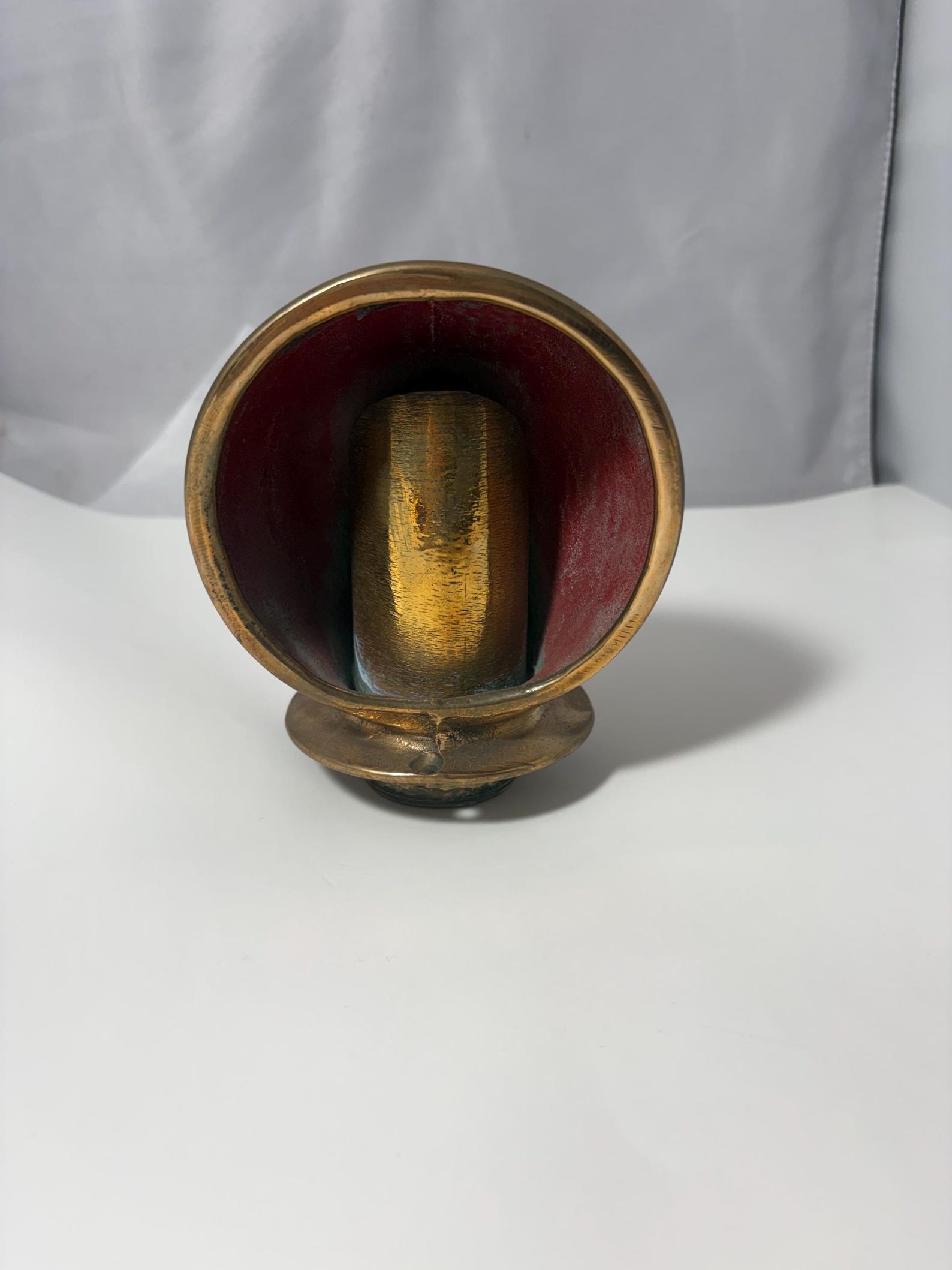 Vintage Marine Brass Cowl Vent, Antique Brass Intake Cover, Boating ...
