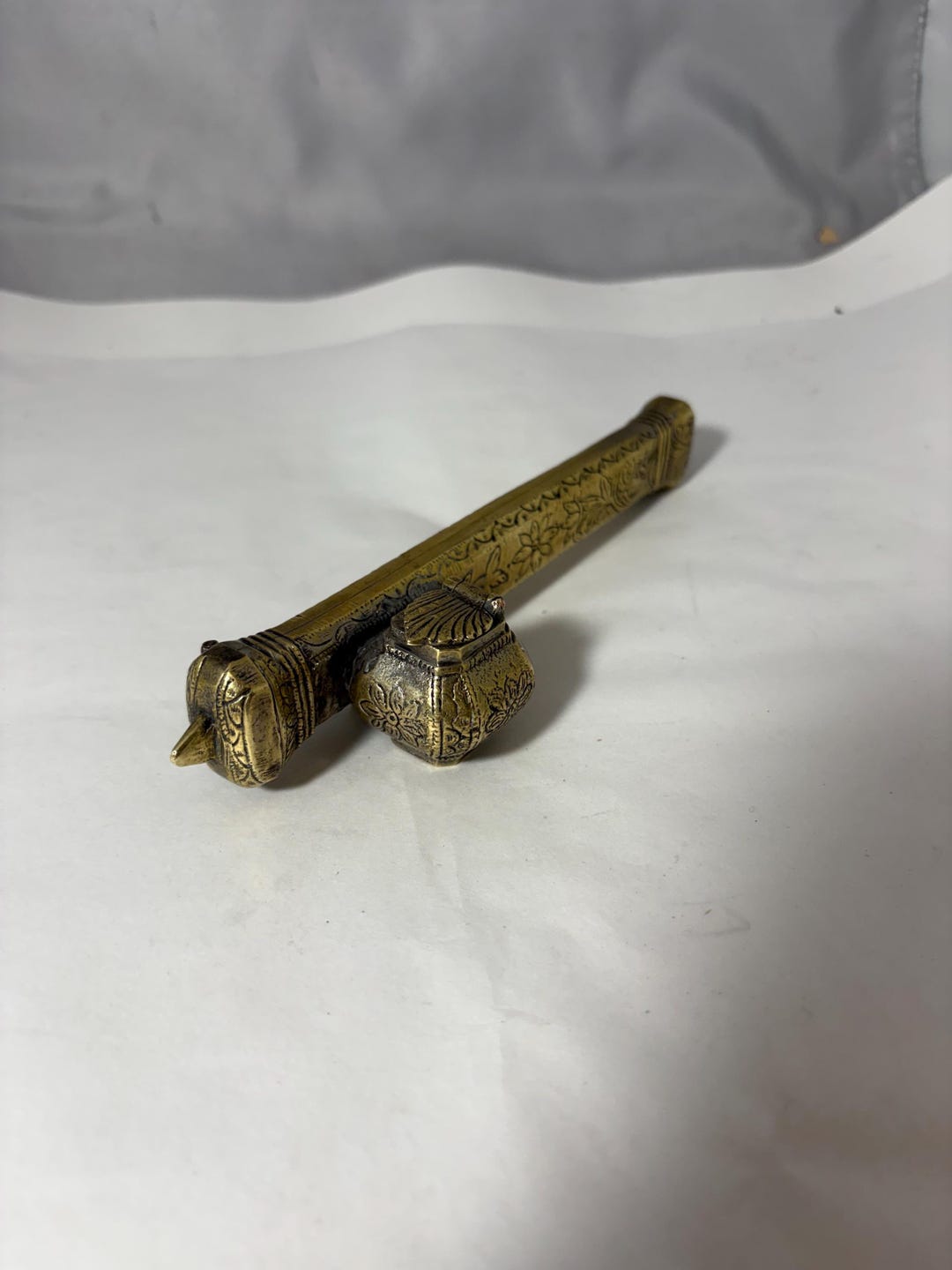 Antique Ottoman Divit, Inkwell and Quill Case, Ottoman Empire ...