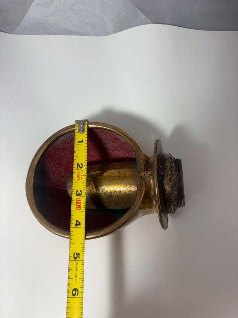 Vintage Marine Brass Cowl Vent, Antique Brass Intake Cover, Boating ...