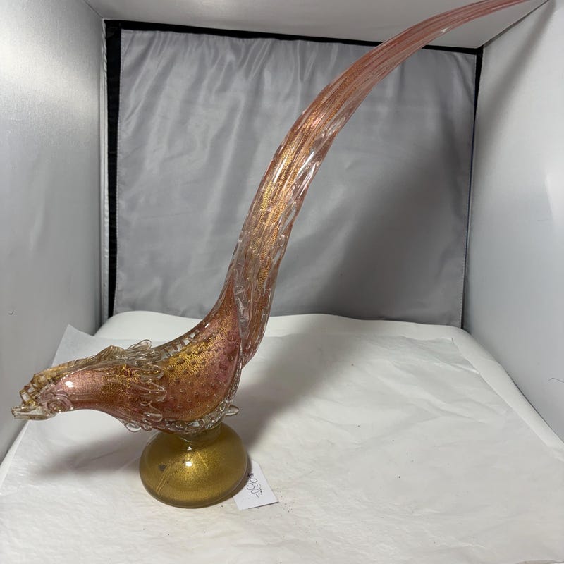 Vintage Murano Bird Italy - Etsy