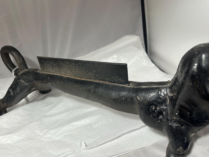 Antique Cast Iron Dachshund Boot Scraper, Dog Decor - Etsy