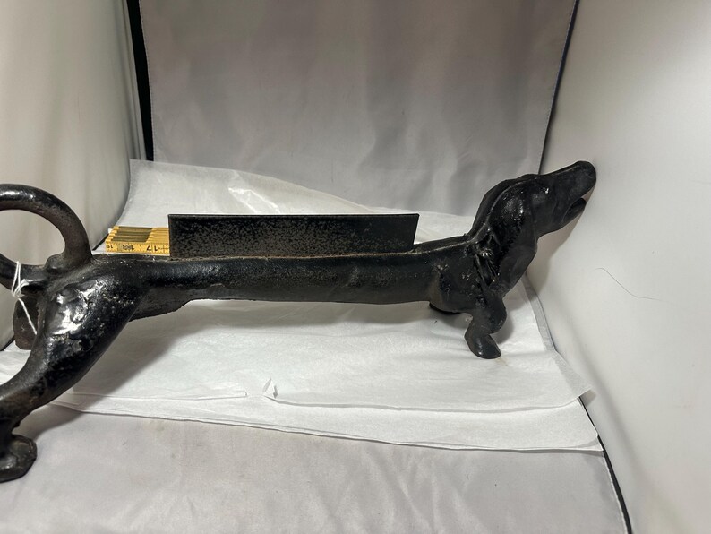 Antique Cast Iron Dachshund Boot Scraper, Dog Decor - Etsy UK
