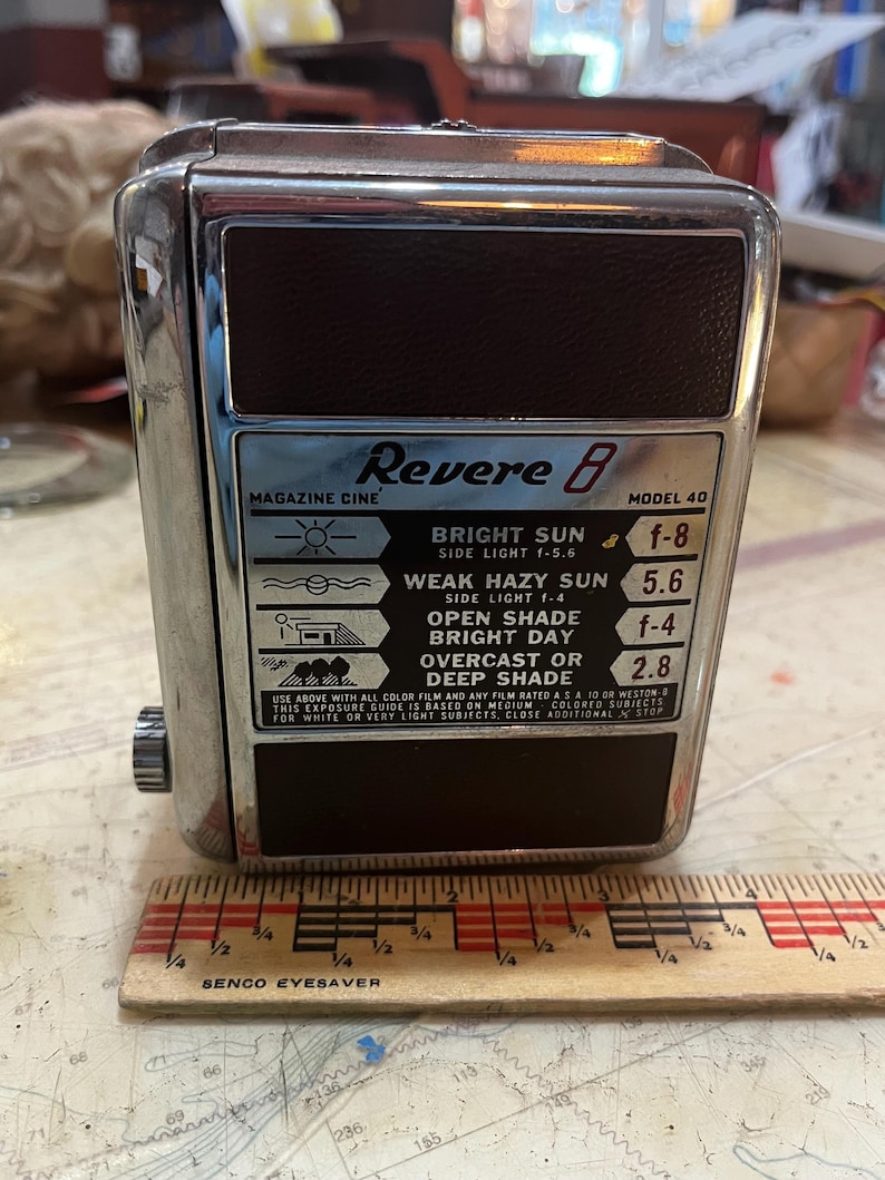 Vintage 1950s Revere 8 Model 40 Movie Camera, Film Camera, Photography ...