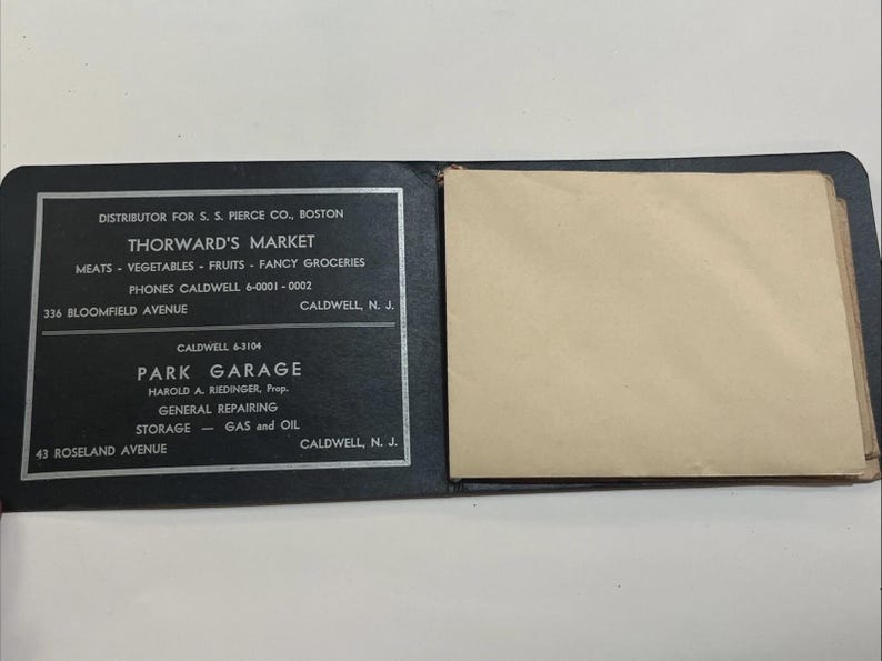 World War II Ration Wallet, Caldwell NJ, Caldwells Progressive Bank ...