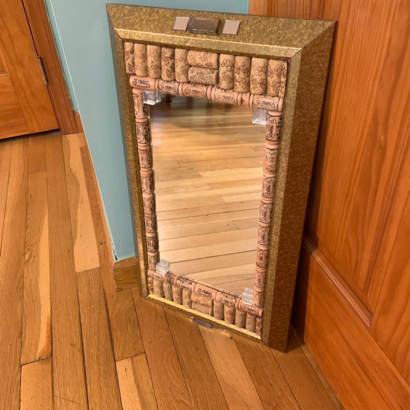 Cork Mirror - Etsy