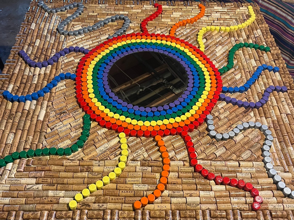 Rainbow Lgbtq HUGE 4x4 Wall Cork Mural - Etsy