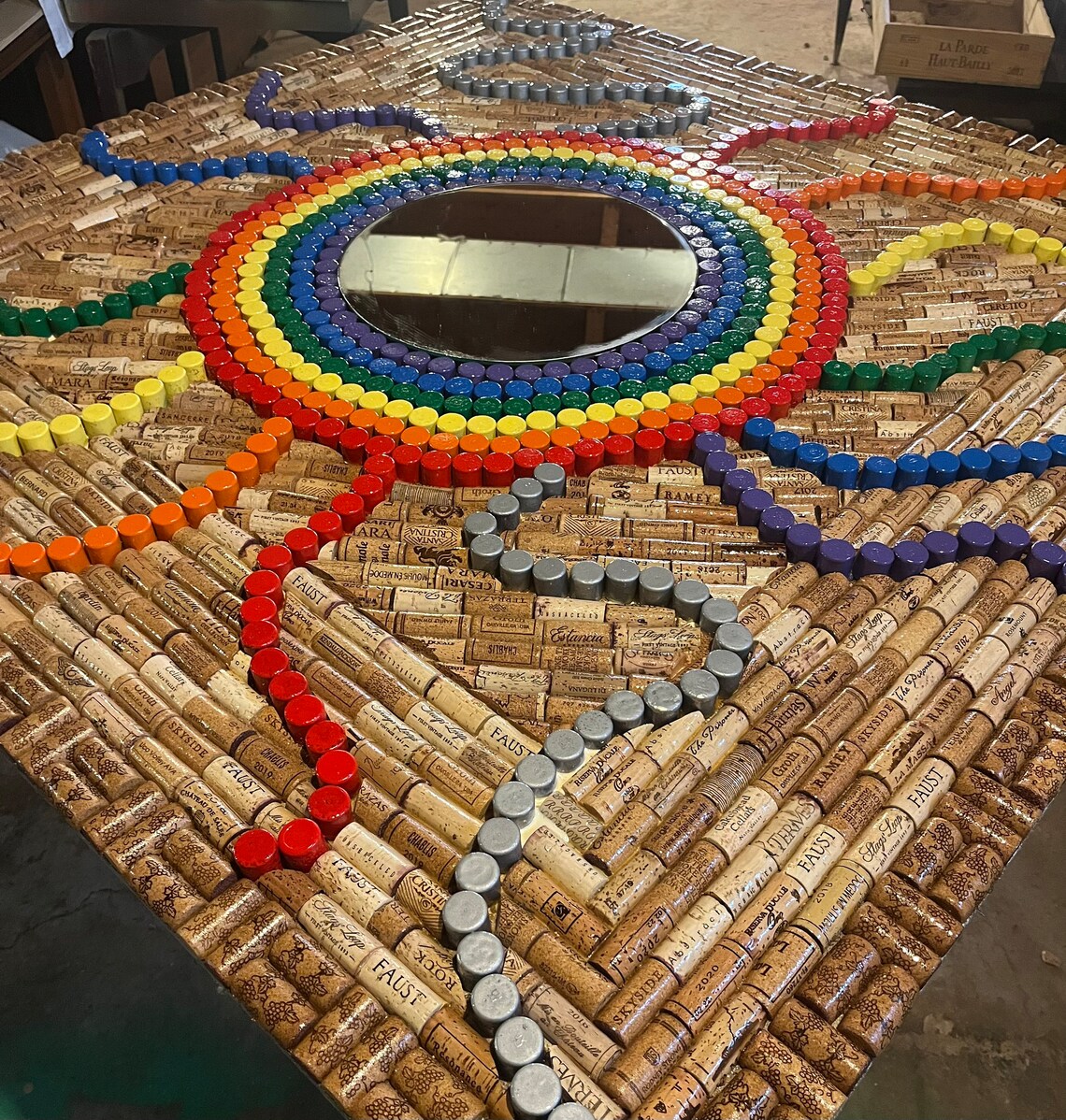 Rainbow Lgbtq HUGE 4x4 Wall Cork Mural - Etsy