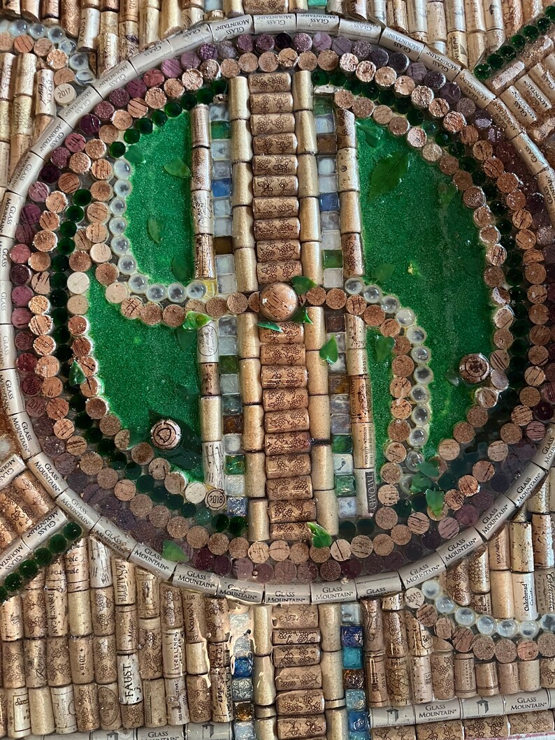 Epoxy Resin Wine Cork Table - Etsy