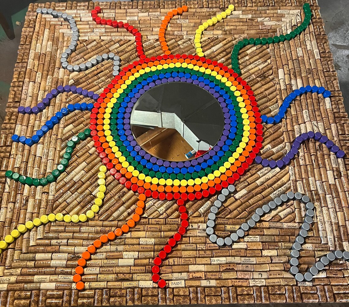 Rainbow Lgbtq HUGE 4x4 Wall Cork Mural - Etsy