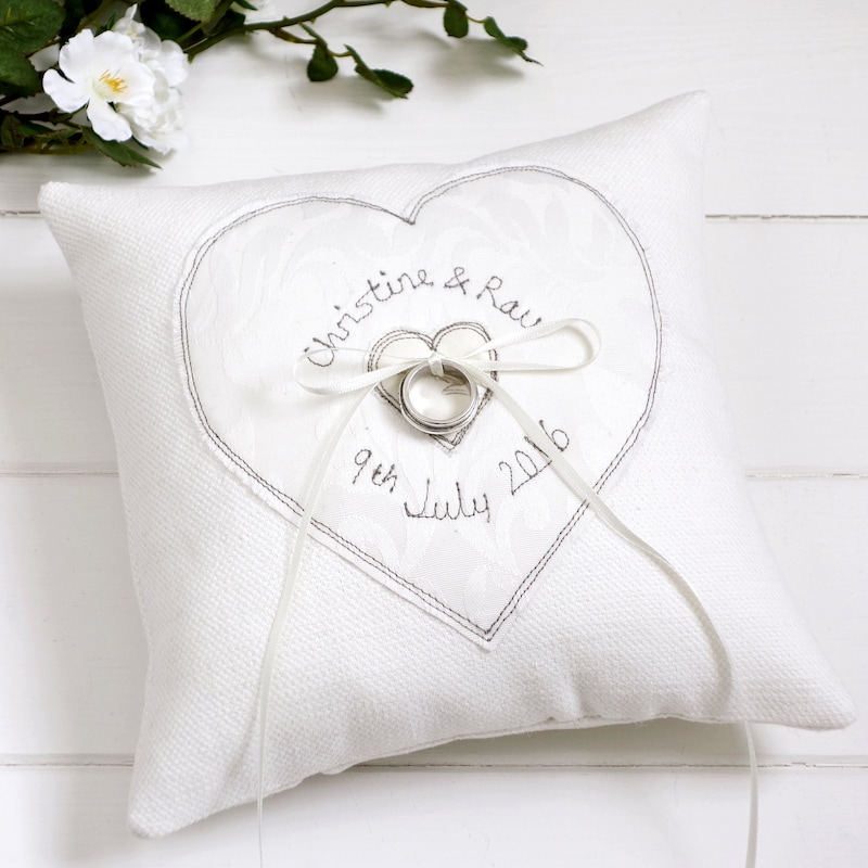 Wedding Ring Cushion - Etsy