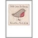 Personalised Embroidered Robin Card Robins Appear When Loved Ones Are ...