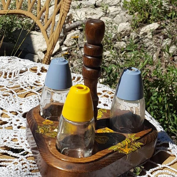 Salt Pepper Caddy - Etsy