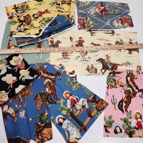 Cowgirl Fabric - Etsy