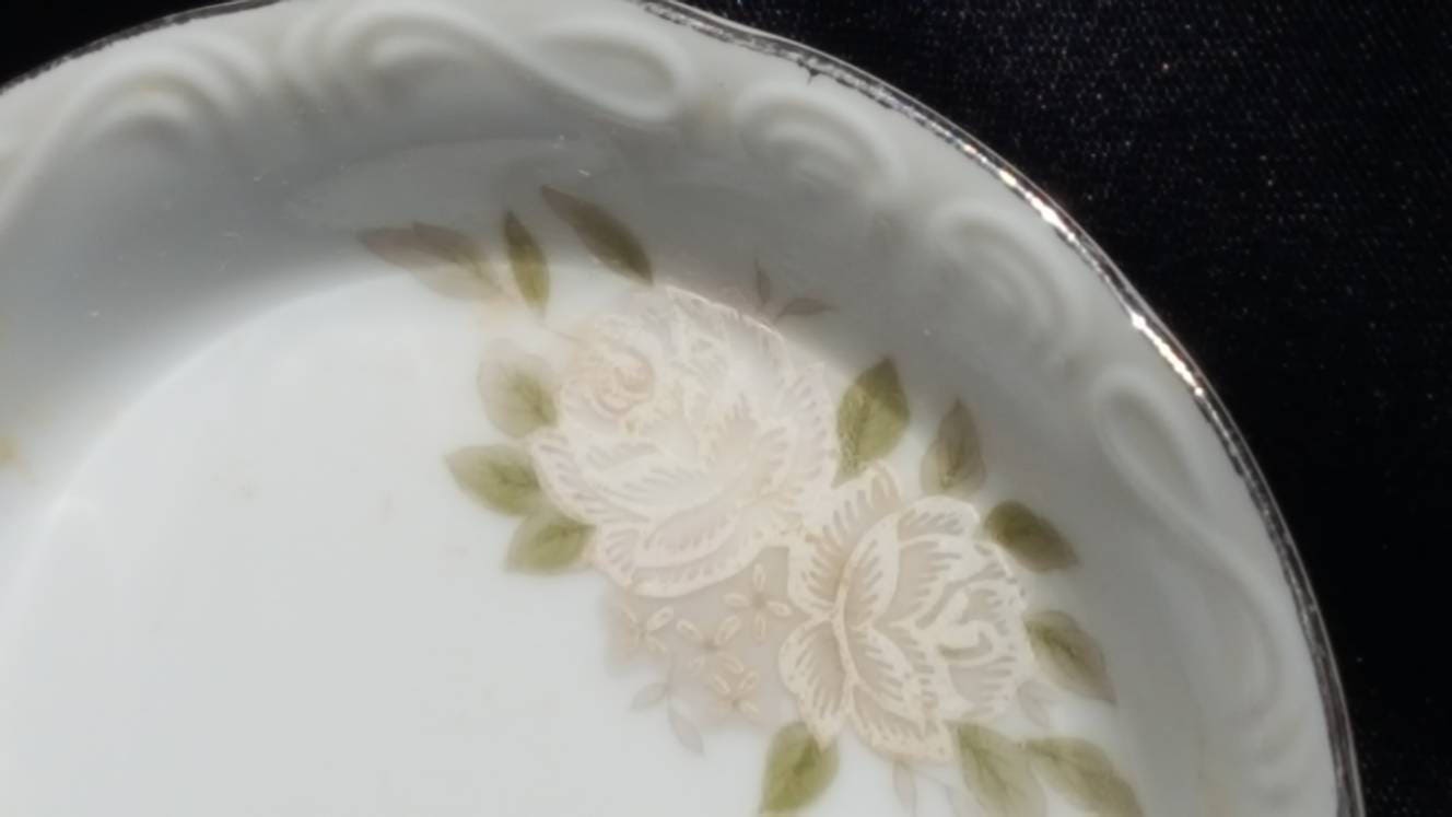 Vintage Porcelain Coasters / Trinket Trays / Sheffield / Fine China ...