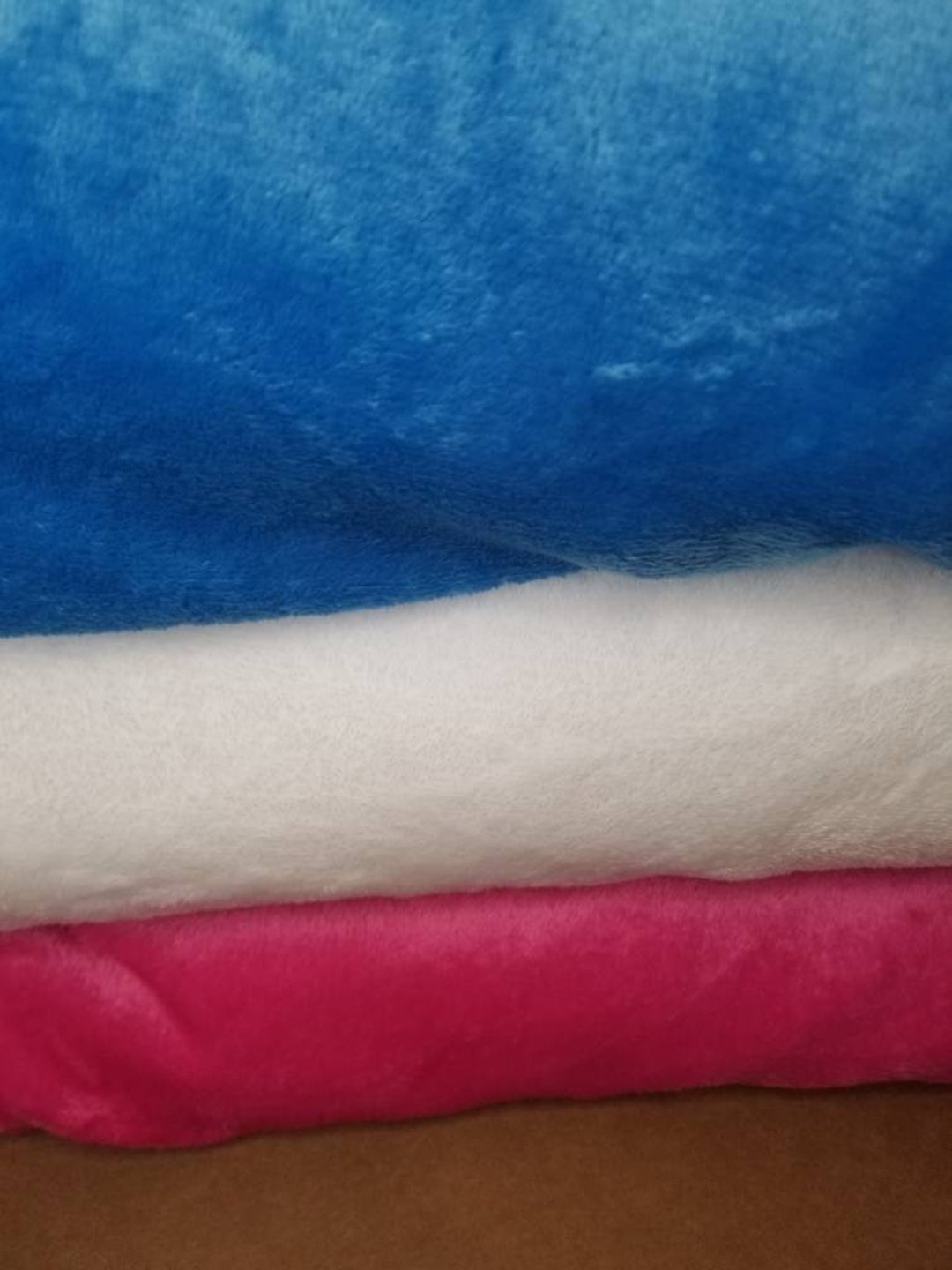 Heavenly Plush Fleece / Double Sided Soft Fleece by the Yard / Blanket ...