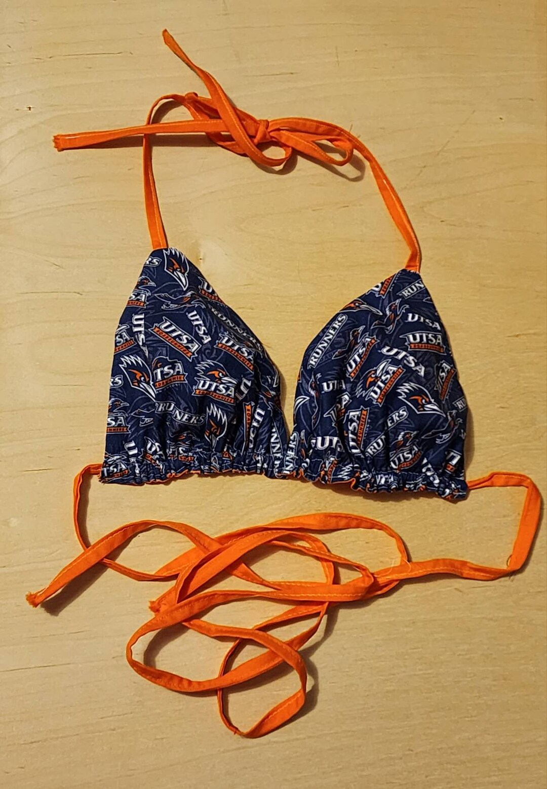 Roadrunner Orange and Blue Rowdy Reversible Halter - Etsy