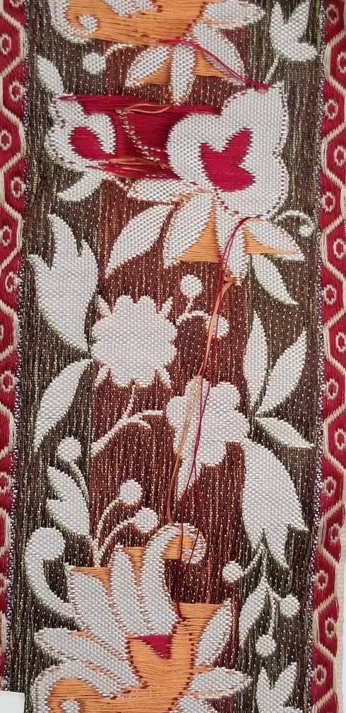 Renaissance Ribbon / French Jacquard Ribbon / Bohemian Brocade ...
