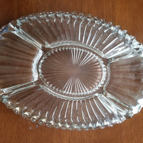 Crystal Serving Platter - Etsy