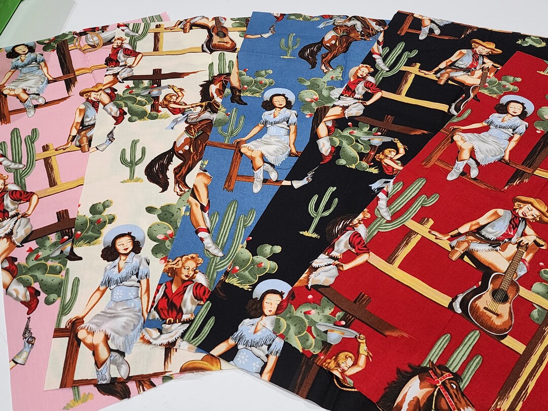 From the Hip Fabric Bundle / Alexander Henry Cowgirl Fabric ...