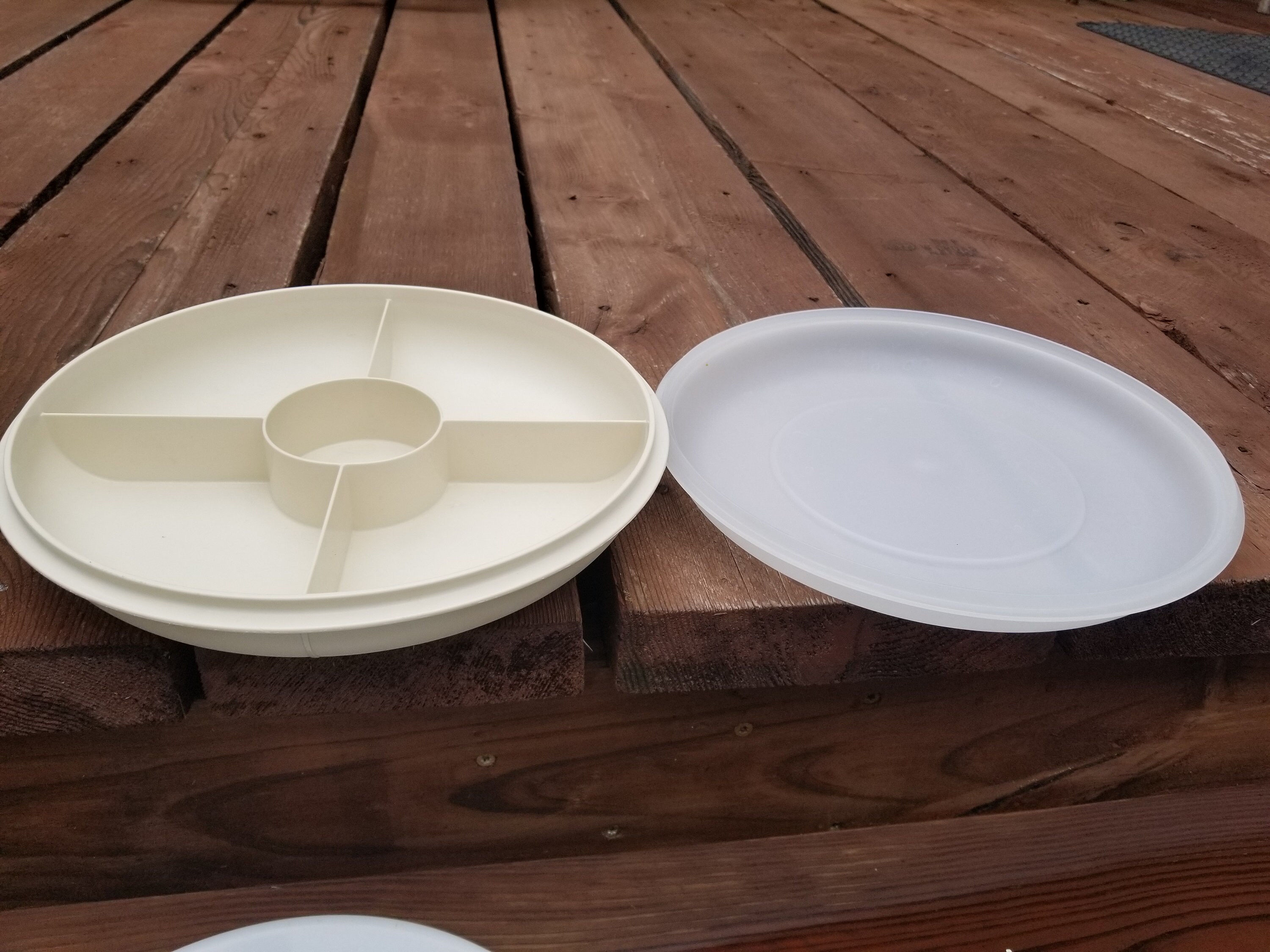 Tupperware Small Party Tray / Hostess Gift / Vintage Kitchen Container ...