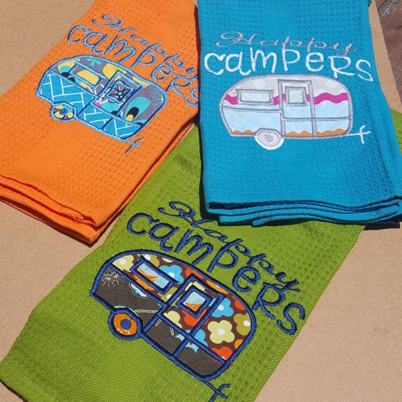 Camper Applique - Etsy