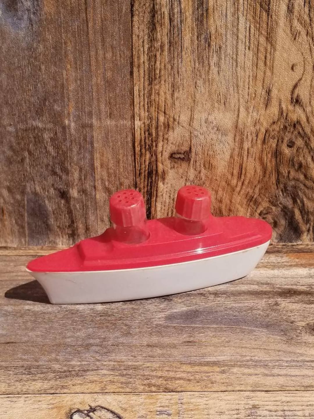Beach House Decor / Ship Salt and Pepper Shakers / Miniature Ship ...
