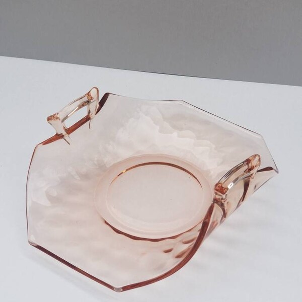 Pink Glass Tray - Etsy