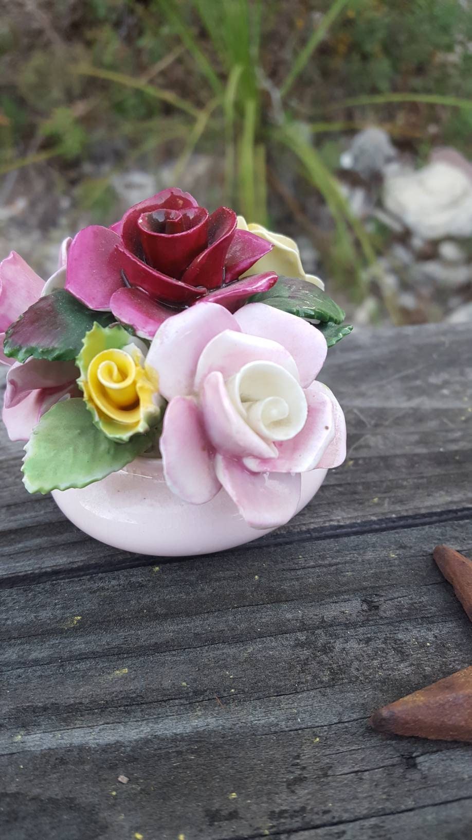 Vintage Bone China Rose Bouquet / Royal Adderley Floral / England ...