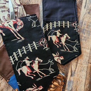 Western Cutlery Pockets / Cowboy Place Setting / Cutlery Pouch ...