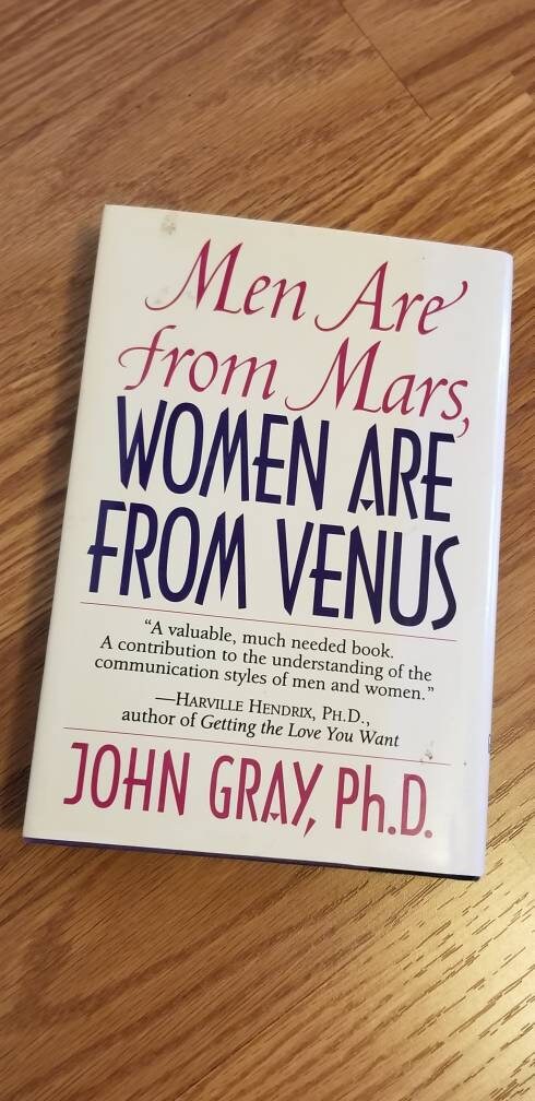 Men Are From Mars Women Are From Venus 1992 Hardcopy Book John Gray