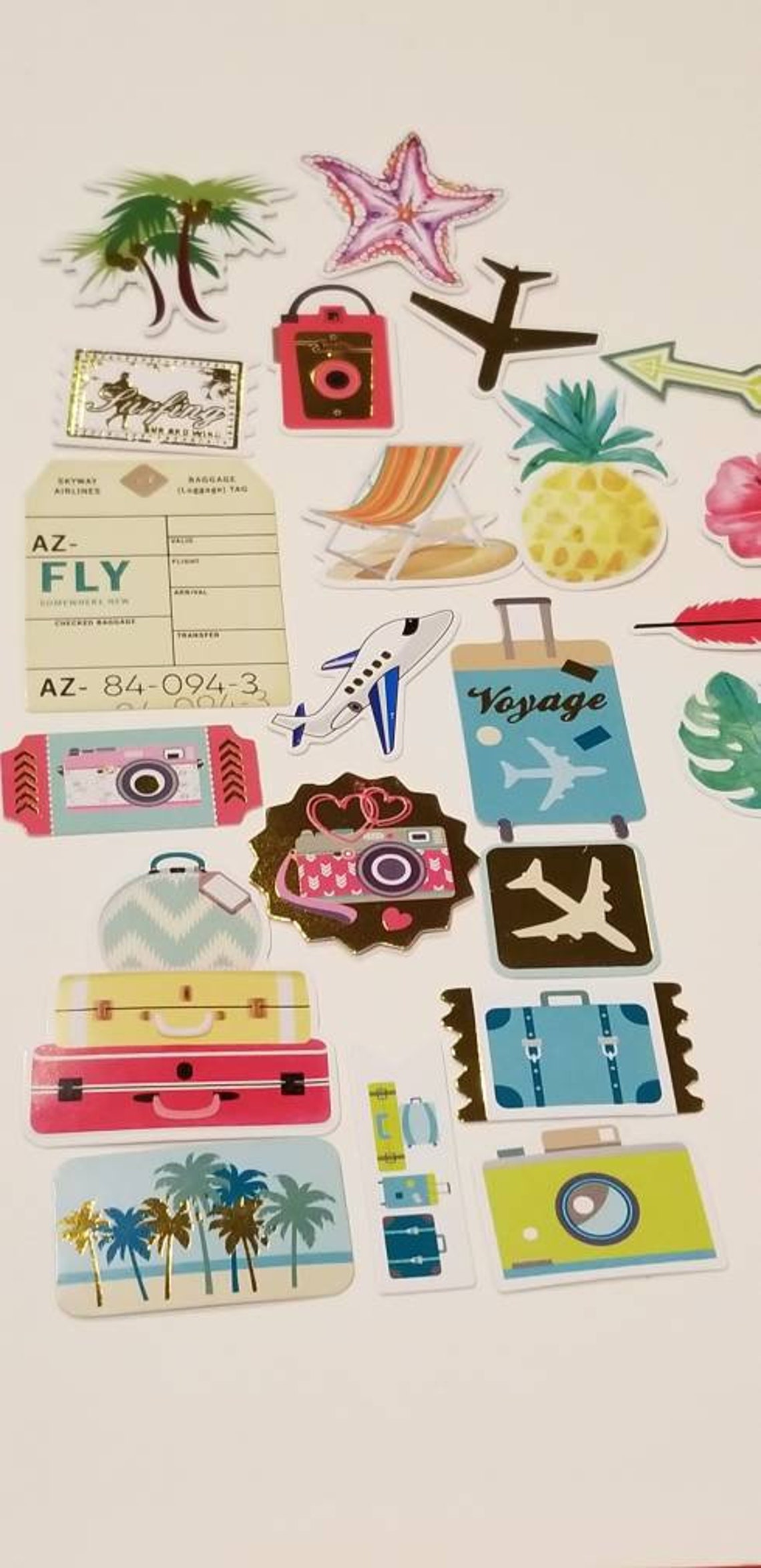 RV Die Cuts / Junk Journal Fillers / Pocket Fillers / Paper / | Etsy