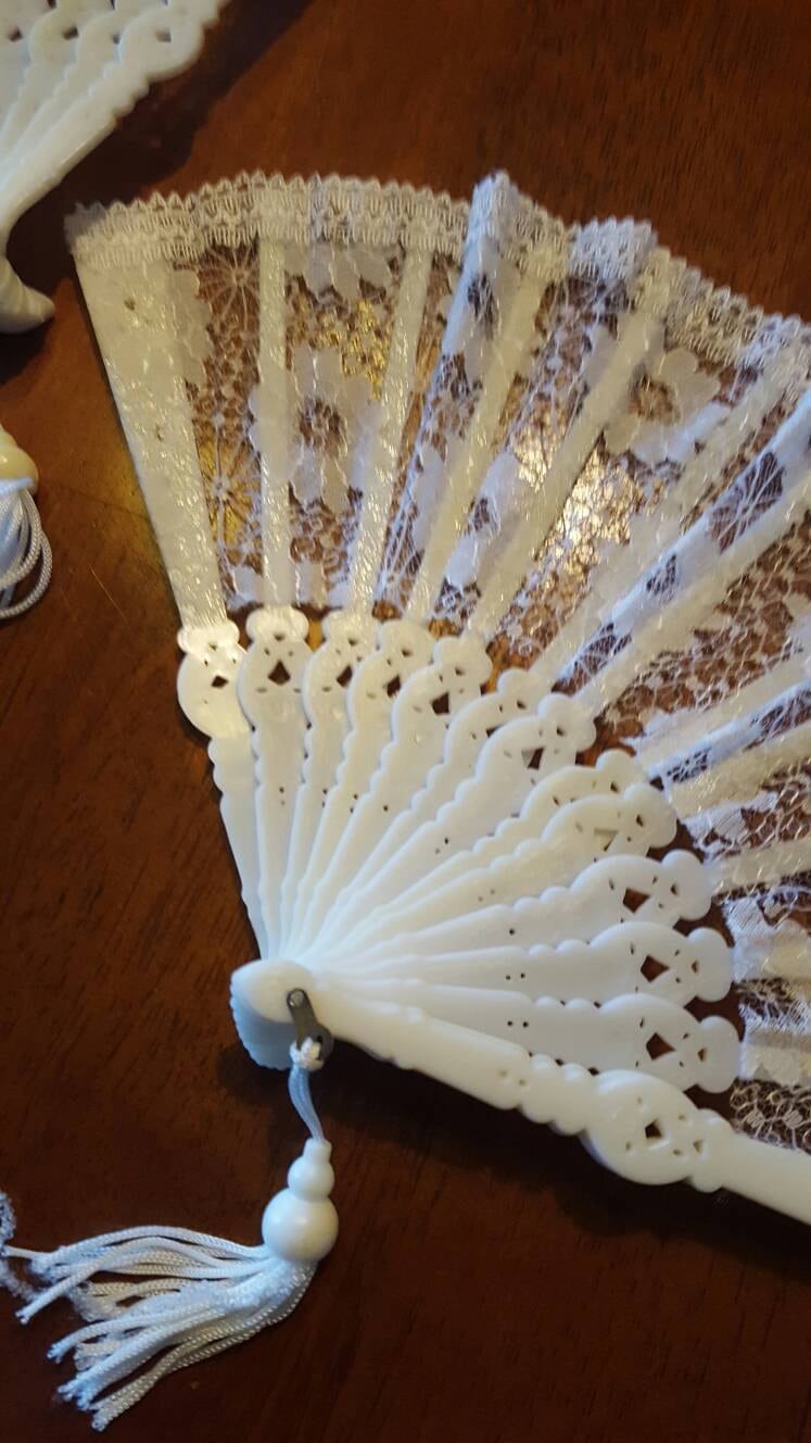 Victorian Lace Hand Fans