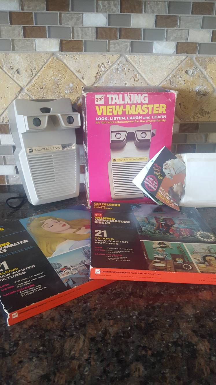 VINTAGE Talking View Master / Sleeping Beauty / Goldilocks / View ...