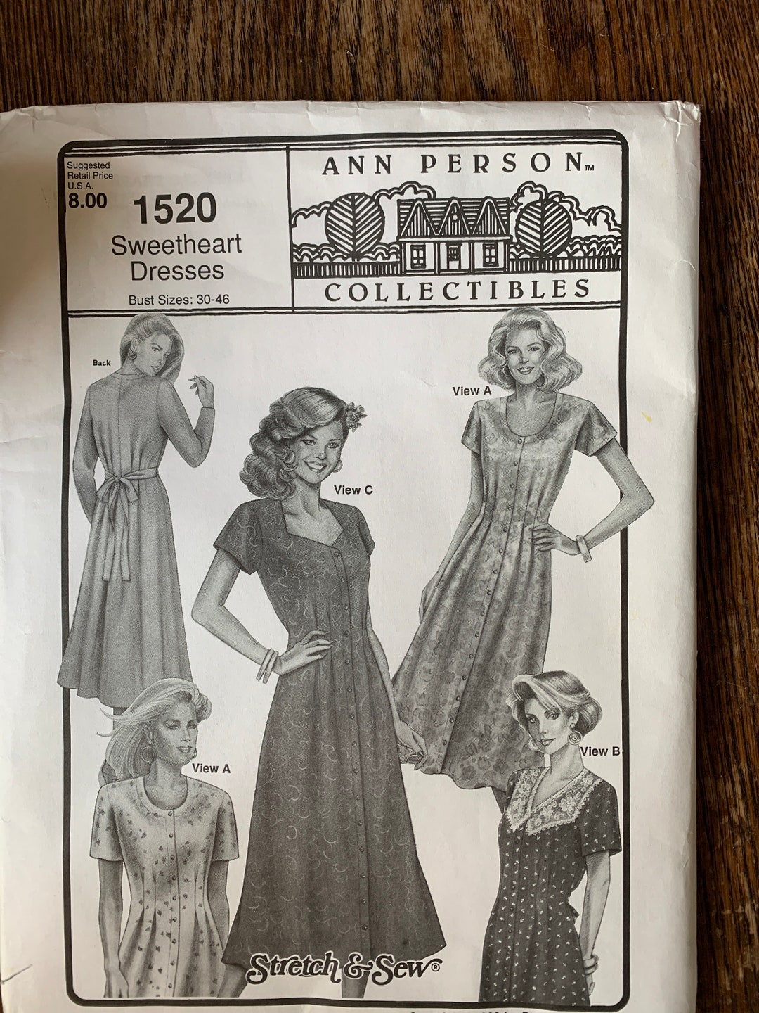 Misses Sweetheart Dresses by Ann Person Collectibles. Sleeve and ...