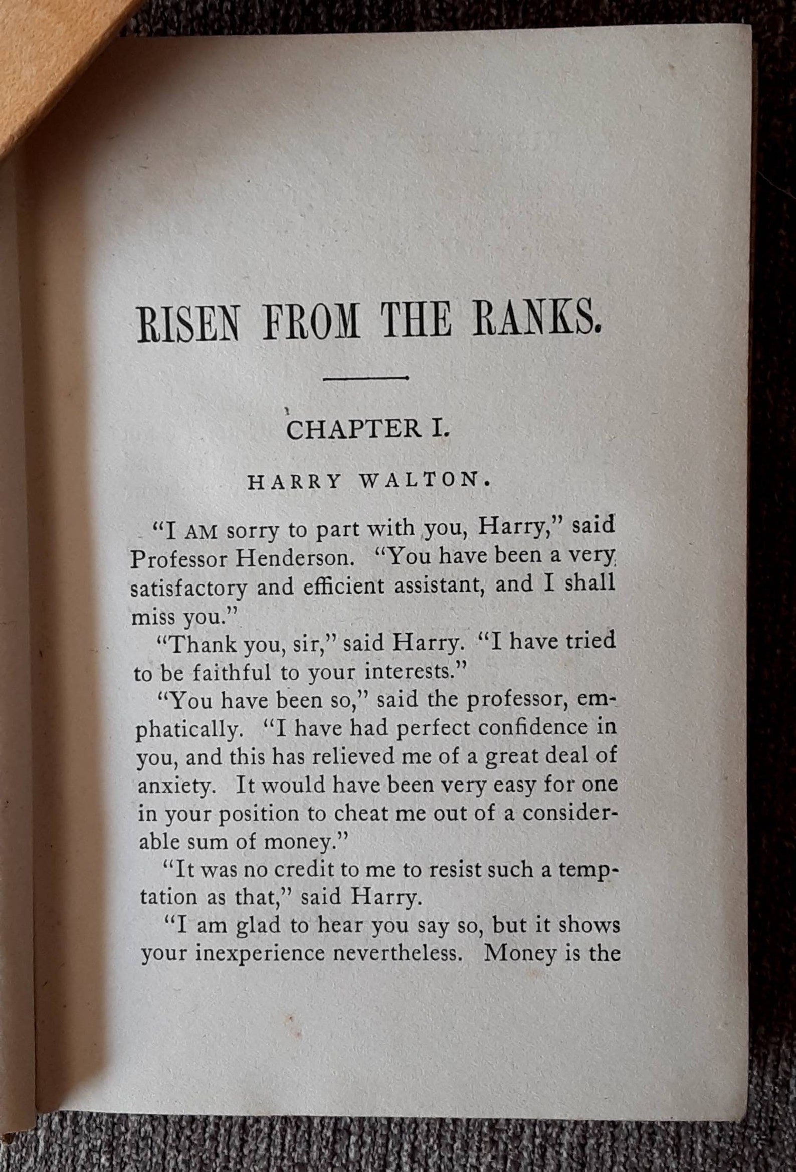Alger Risen From The Ranks The Story of Harry Walton's | Etsy
