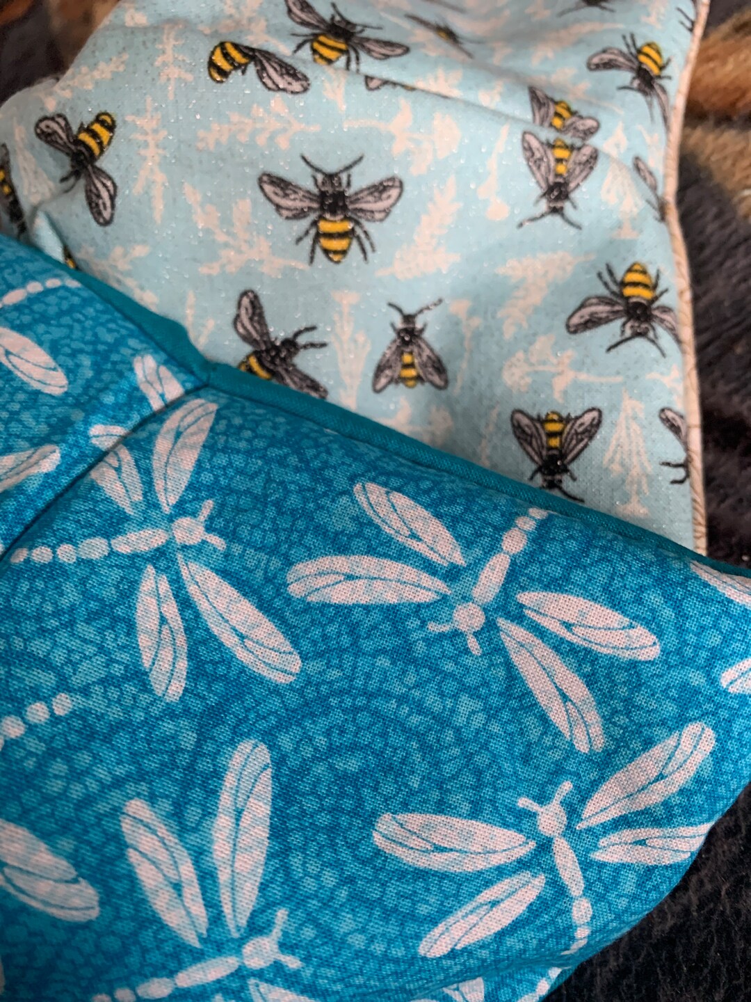 Honey Bees, Dragonfly’s, Peace Sign BOWL COZY 8 Inch. Microwavable ...