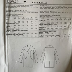 Misses Retro Lined COAT by Lisette, Sew Your Style, All Sizes Included ...