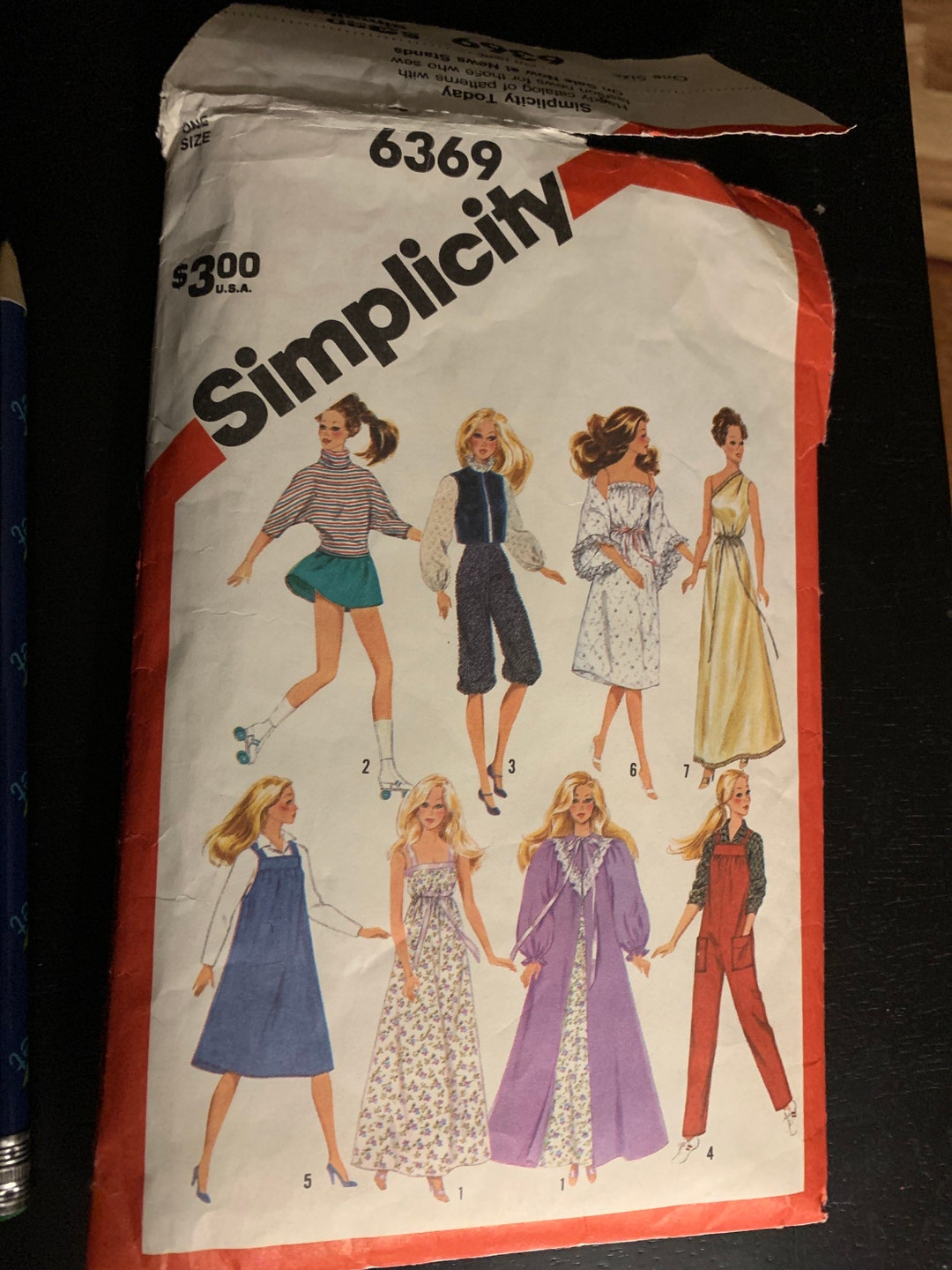 Doll Wardrobe 11.5 Inch Barbie, Brooke Shields - One Size. Simplicity ...