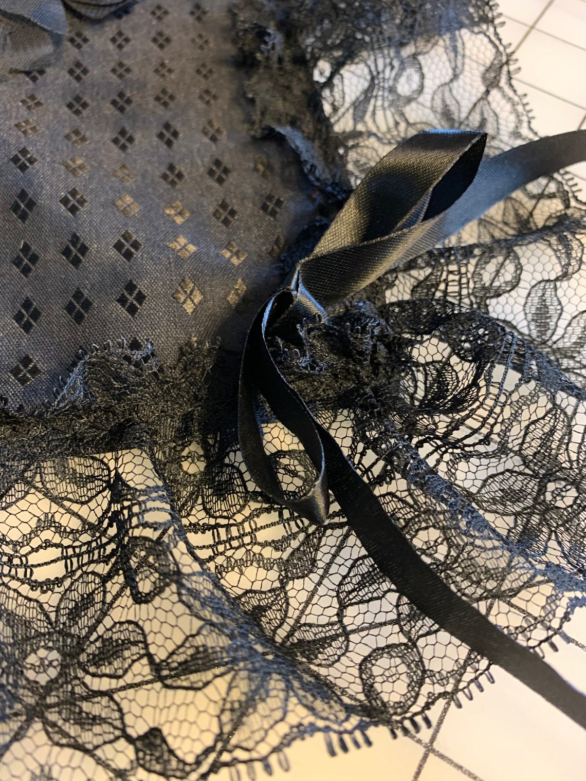 Black Mourning Cap Ladies Victorian Dress Bonnet. Salvaged Black ...