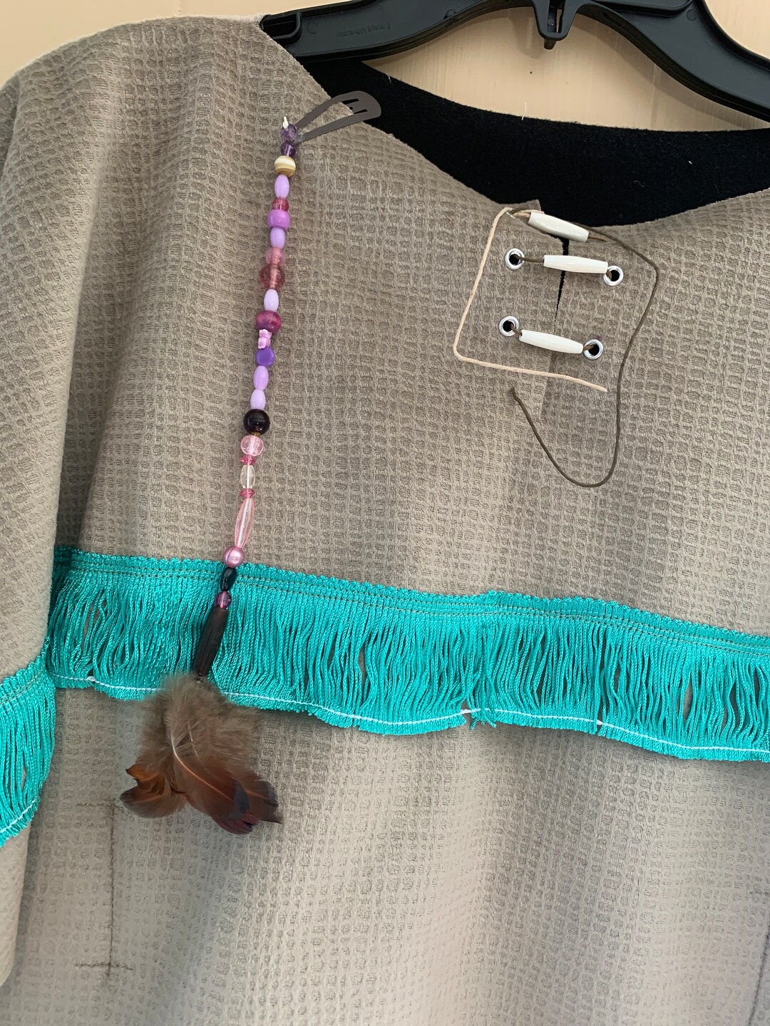 First Nations Regalia EAGLE WING Dress, Paisley Trade Calico. Women Lg ...