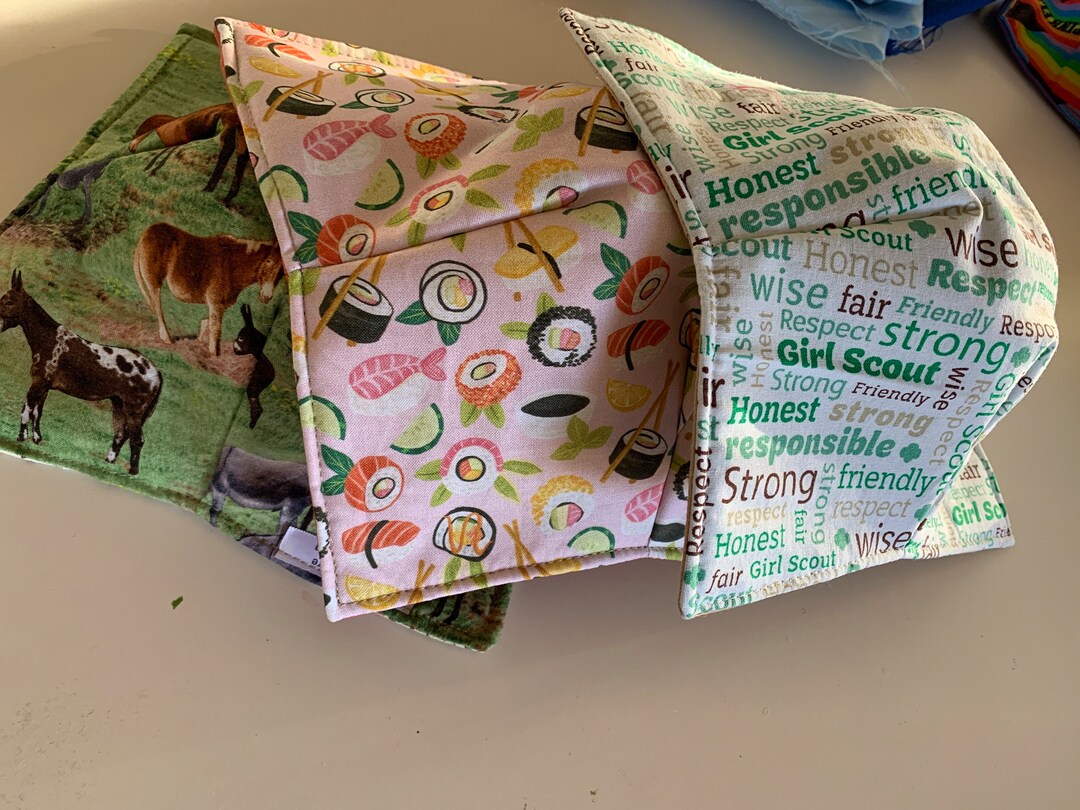 Unicorn, Donkeys, Girl Scout, Sushi Theme BOWL COZY 8 Inch ...