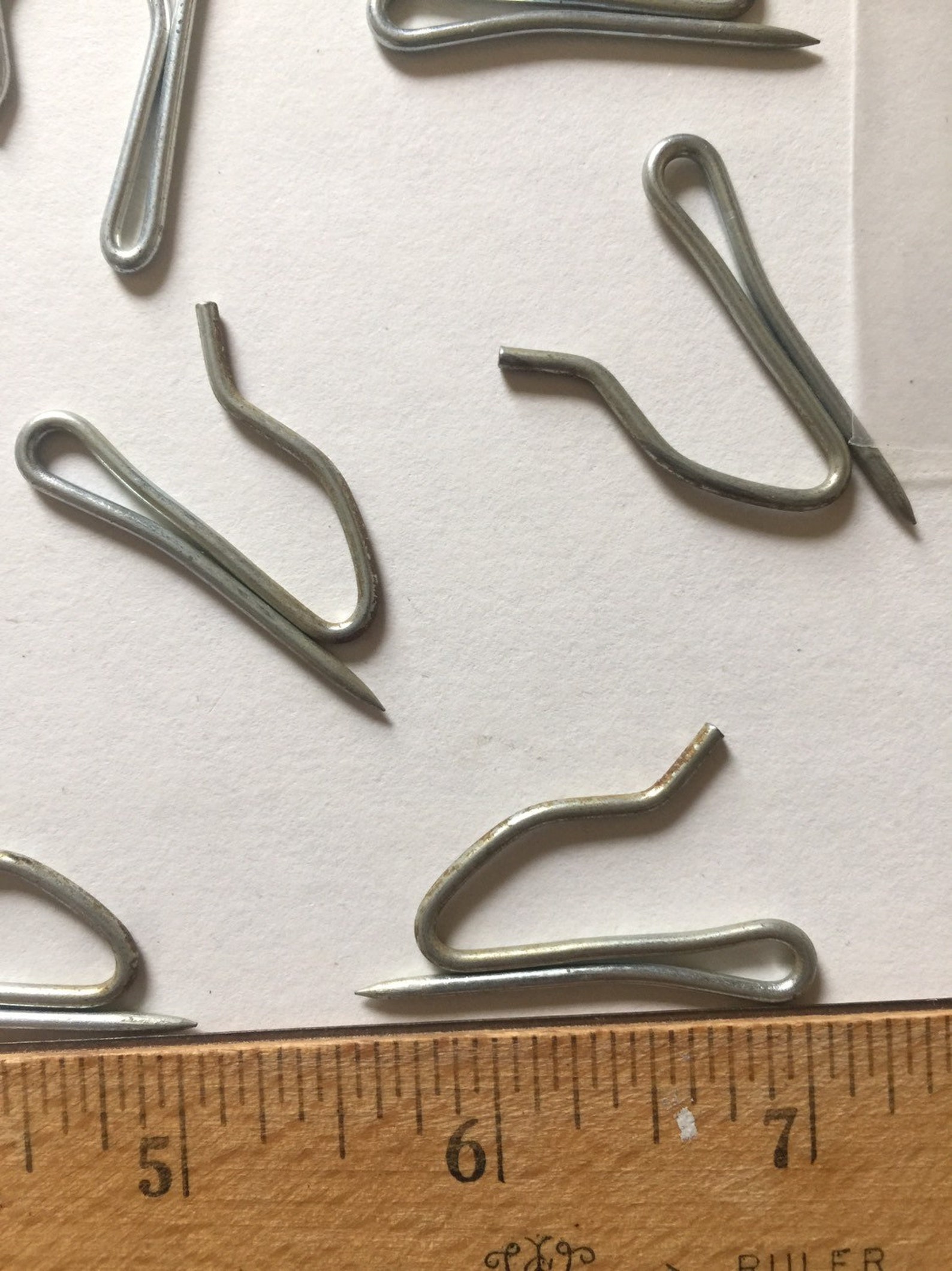 50+ Aluminum Curtain DRAPERY HOOKS 1 1/4 Inch Traverse Rod Hardware ...