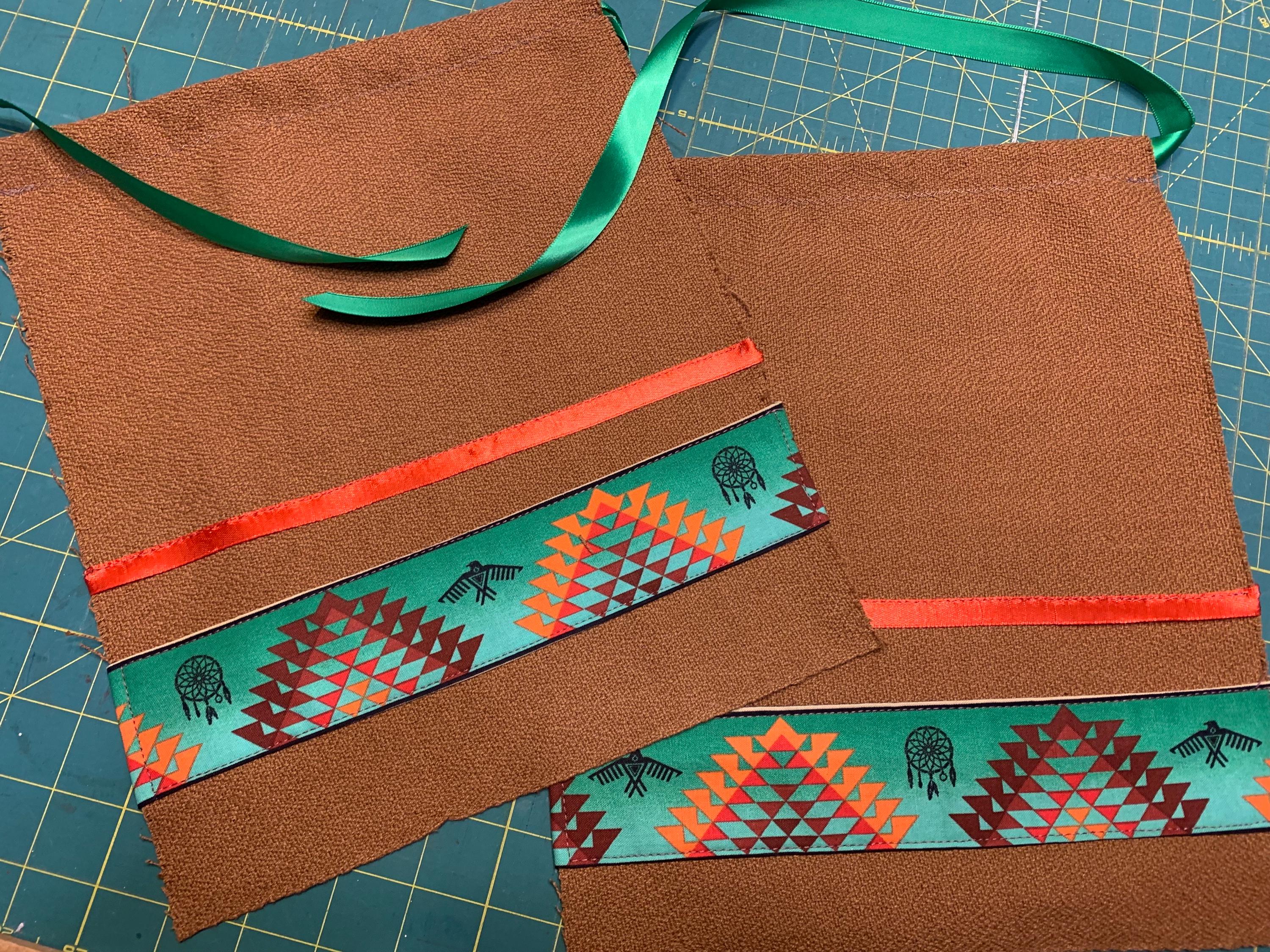 Kids LOIN CLOTH Tribal Regalia. Adjustable Waist. Soft Buckskin Tone ...
