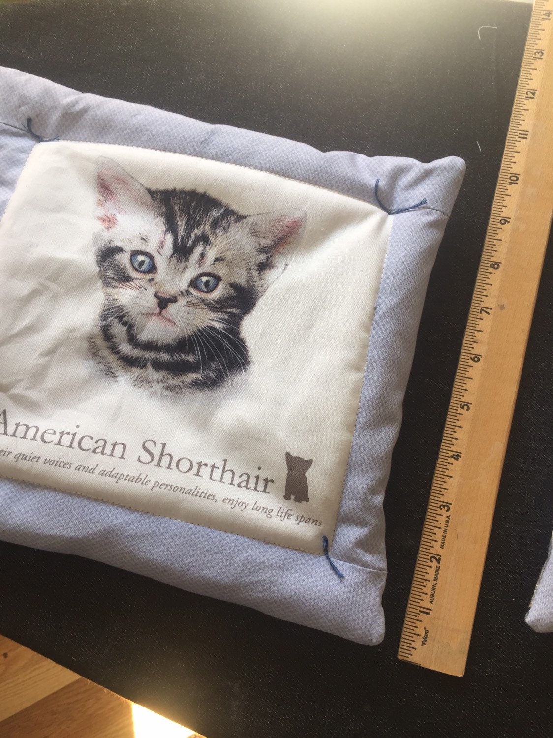 AMERICAN SHORTHAIR Cat Theme 10 inch Quilted Hot Mat Felted | Etsy