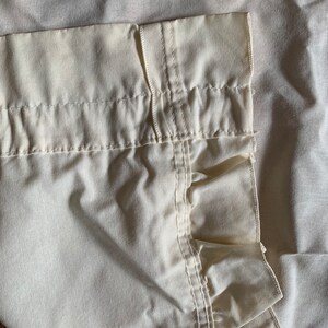 Ivory Cream Cottage Ruffled Cape Cod Curtains 2 Panels 37 X 54" Long ...