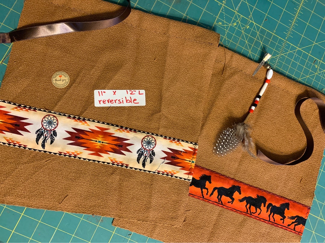 Kids LOIN CLOTH Tribal Regalia. Adjustable Waist. Soft Buckskin Tone ...