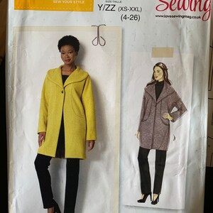 Misses Retro Lined COAT by Lisette, Sew Your Style, All Sizes Included ...