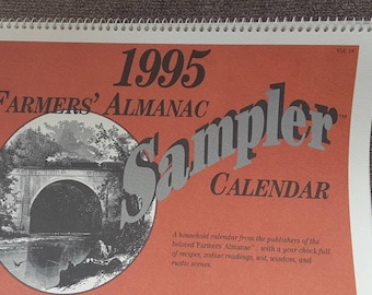 1995 Wall Calendar - Etsy