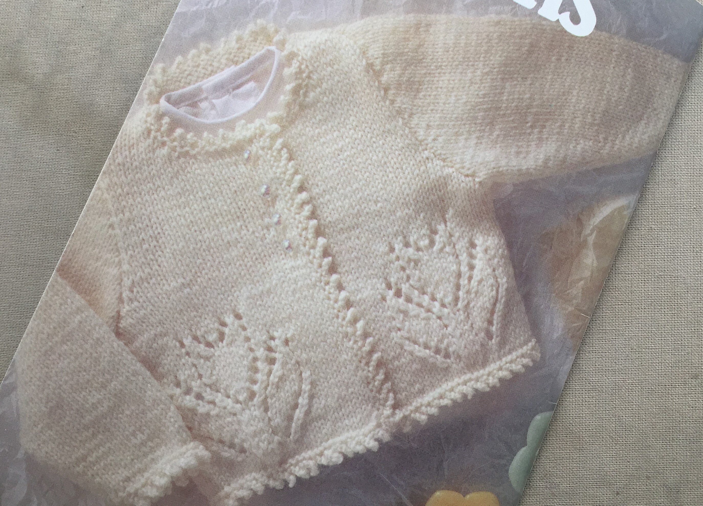 Baby Cardigan TULIP Lace Sweater PDF Knit Pattern 6 Mo - 2 Yr. Instant ...
